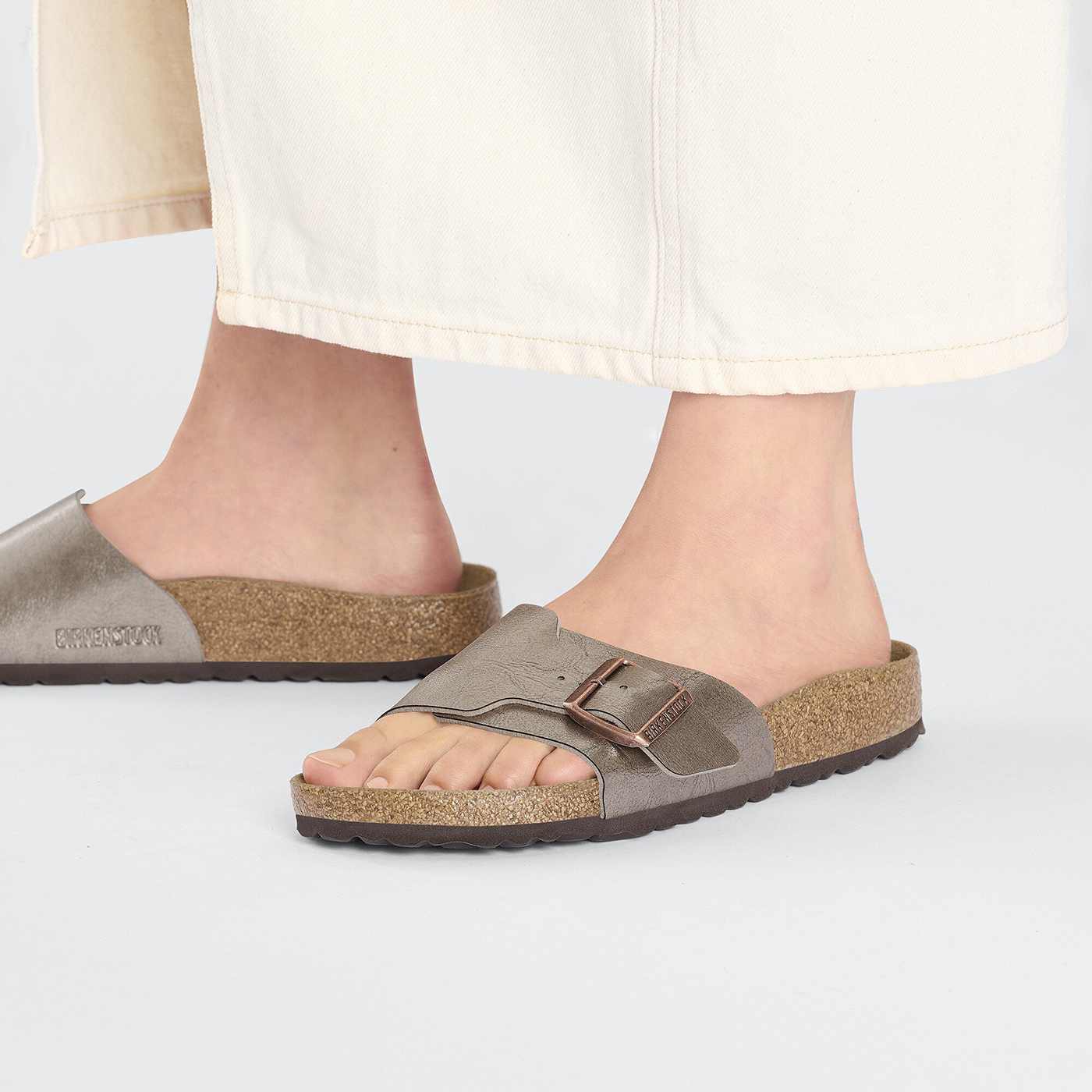 Catalina Birko Flor - Graceful Taupe (NARROW FIT) - SUNA Shoes ...