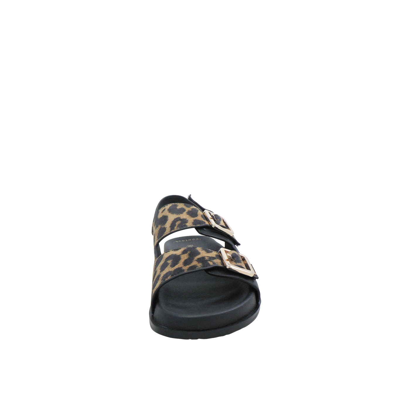 Gru - Black/Leopard - SUNA Shoes & Accessories